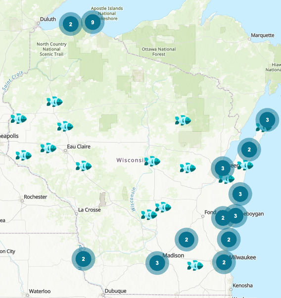 Wisconsin Food-Fish Maps – Eat Wisconsin Fish